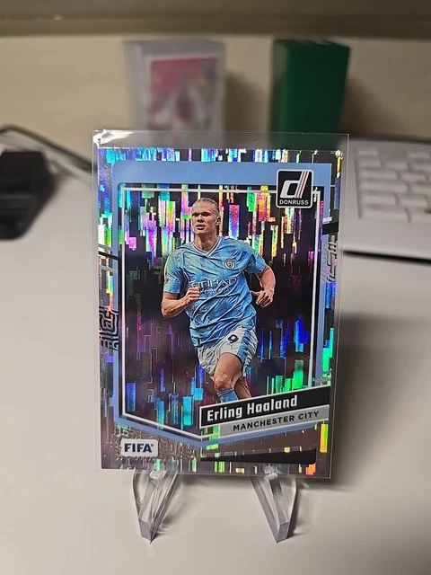 PANINI DONRUSS SOCCER 2023-24 Erling Haaland Silver Parallel Man City ...