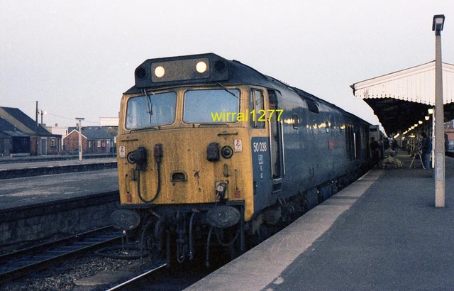 ORIGINAL RAILWAY PHOTOGRAPHIC negative Class 50 50038 at Taunton £4.50 ...