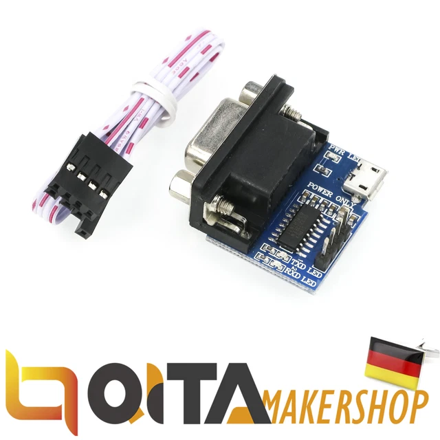 RS232 MODULO CONVERTITORE digitale da porta seriale a TTL SIPEX SP3232EEN 5V 3,3 V EUR 4,04 ...