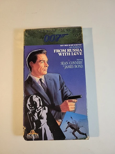 FROM RUSSIA WITH Love 1963 James Bond 007 Sean Connery VHS The Connery ...