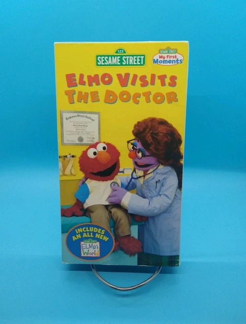 SESAME STREET ELMO Visits The Doctor VHS Tape 2005 All New Songs $38.42 ...
