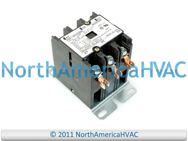 OEM CARRIER BRYANT Contactor Relay 3 Pole 40 Amp Fits HN53CD208 3100 ...
