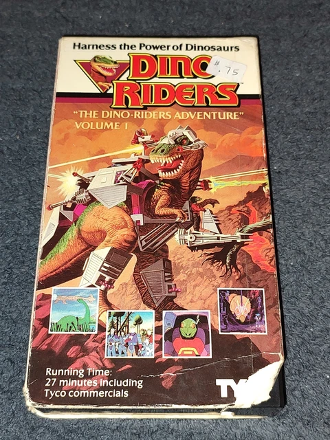 DINO RIDERS VHS Vol. 1 Kids Animation Action Adventure Sci-fi Cartoon ...