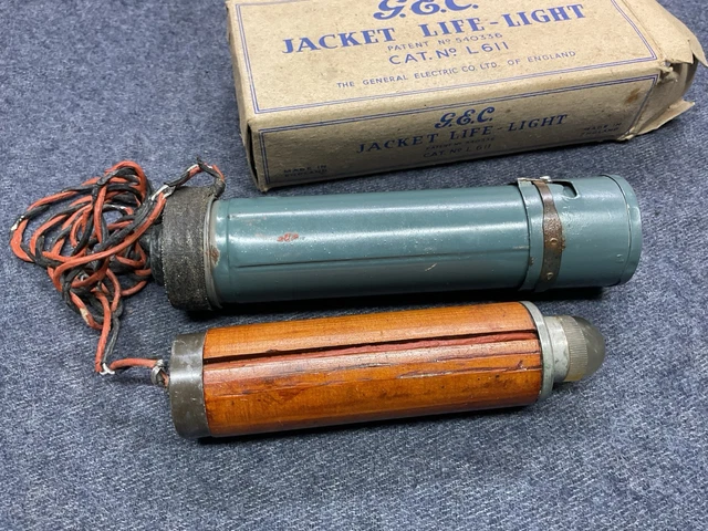 WW2 RAF FLOATING Life jacket Light 5A/2728 Survival Mae West WWII Air ...