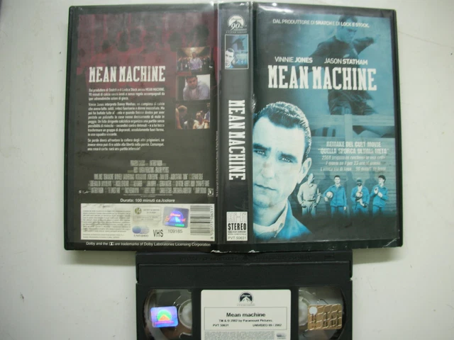 MEAN MACHINE, VINNIE Jones Jason Statham 2002 VHS Italien EUR 8,24 - PicClick FR