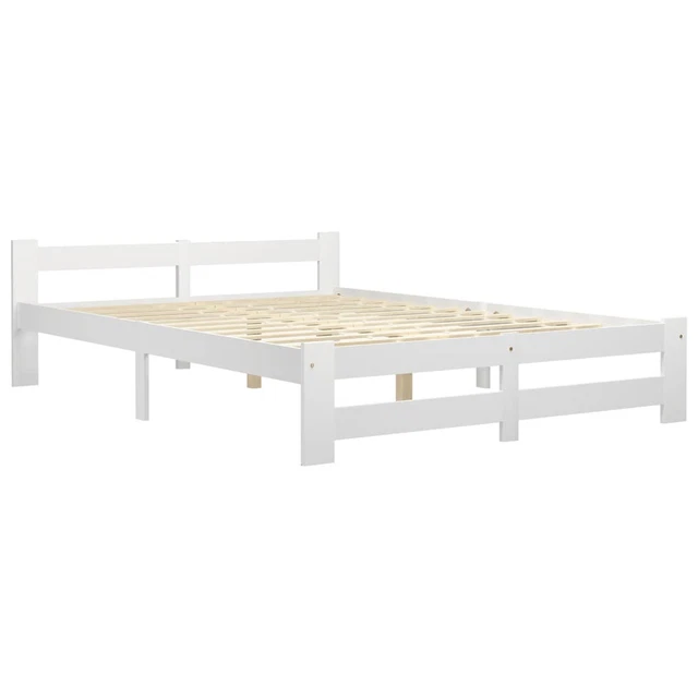 BARASH SOLID WOOD Bed Bed Frame,Wood Highlights, Small Double,Bed Frame ...