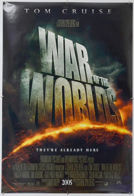 WAR OF THE WORLDS (2005) Original One Sheet Film Poster - Spielberg ...