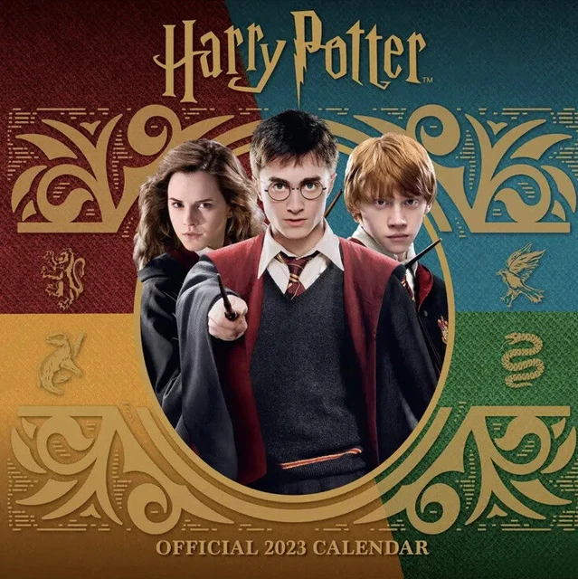 HARRY POTTER 2023 Calendar, Month To View Square Wall Calendar ...