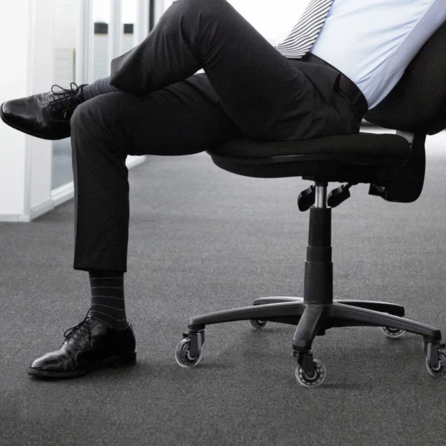 5X ROLLERBLADE OFFICE Desk Chair Wheel Replacement Rolling Caster Grip ...