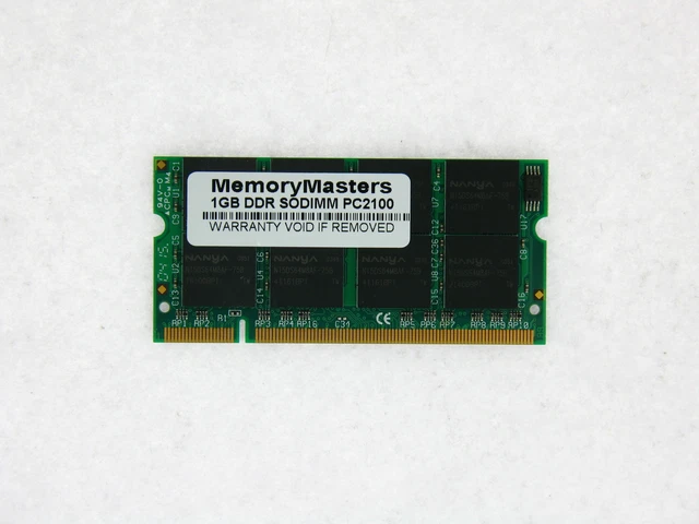 1 GO IBOOK G4 12 pouces PC2100 DDR1 266 mémoire RAM SO-DIMM EUR 18,91 ...