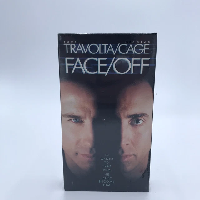 FACE/OFF VHS 1997 Tape Movie Nicolas Cage John Travolta SEALED John Woo ...