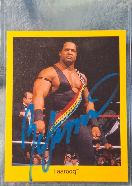 FAAROOQ RON SIMMONS 1997 Cardinal WWF Trivia Carta da Gioco da Tavolo ...