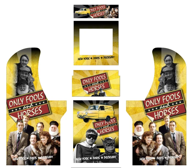 ARCADE 1UP CABINET graphics / artwork full cabinet - Only Fools and ...