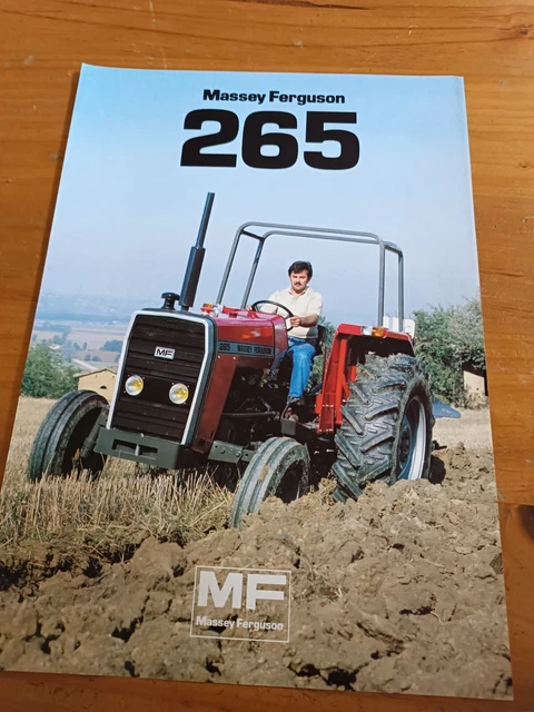 PROSPEKT MASSEY FERGUSON 265 Sprache:NL Brochüre Traktor Schlepper 13 EUR 22,90 - PicClick DE