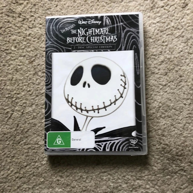 TIM BURTON'S NIGHTMARE Before Christmas Disney 2 DVD Special Ed. R4 ...
