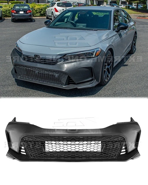 TYPE-R STYLE FRONT Bumper Conversion For 22-Up Honda Civic Cover No ...