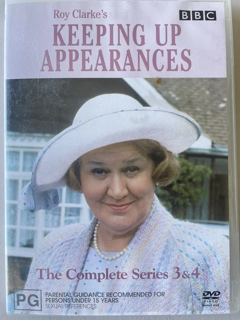 KEEPING UP APPEARANCES : Series 3-4 (DVD, 1992) VG + 3 DVD set. BBC PAL ...