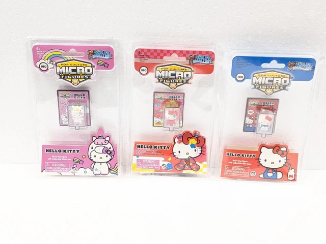 HELLO KITTY MICRO Pop Figure Series 1 World's Smallest Mini 3 SET! $13. ...