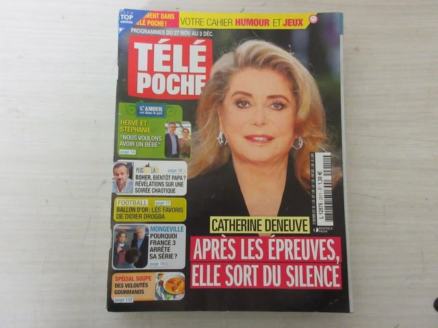 TELE POCHE 2911 22.11.2021 Catherine DENEUVE MIOU-MIOU Fauve HAUTOT EUR ...