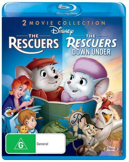 THE RESCUERS / THE RESCUERS - DOWN UNDER ( Disney DVD , 2 Movies Set ...