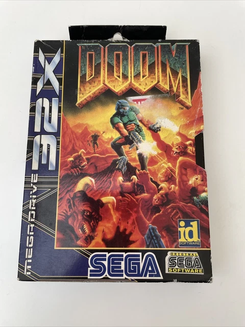 DOOM - SEGA Mega Drive 32X PAL - Complete in Box - CiB £39.99 - PicClick UK