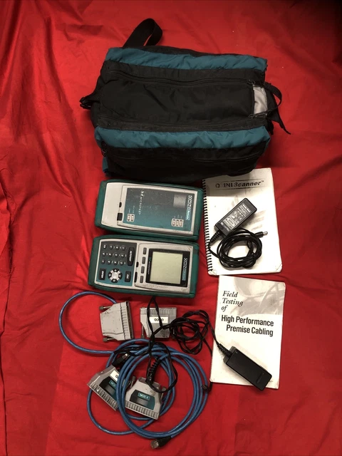 FLUKE MICROTEST OMNISCANNER Cable Analyzer Certifier £360.00 - PicClick UK