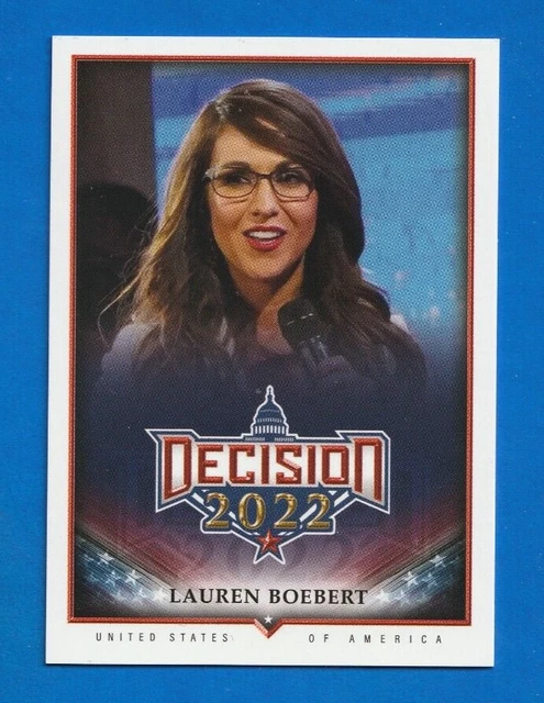 2022 DECISION LAUREN BOEBERT BASE CARD #80 COLORADO $2.93 - PicClick
