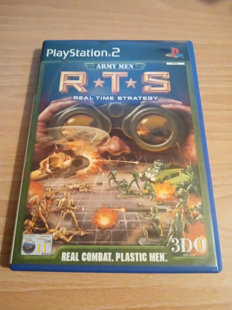 ARMY MEN RTS Playstation PS2 Game Manual PAL Real Time Strategy GC FREE ...