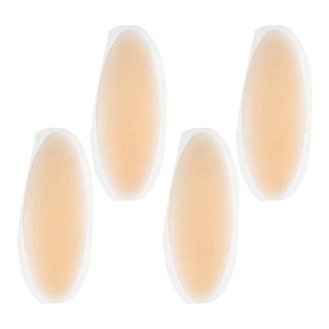 2 PAIRS SKIN Color Silicone Hip Pad Inserts Removable Buttock Padding ...