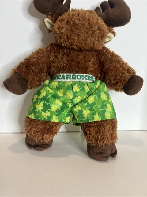 BUILD A BEAR Moose Plush 16” Tall Retired Stuffed Toy , w Bear Boxer ...