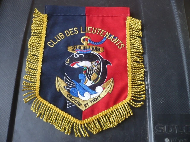 FANION MILITAIRE BRODÉ ancien CLUB DES LIEUTENANTS 21e RIMA EUR 42,85 ...