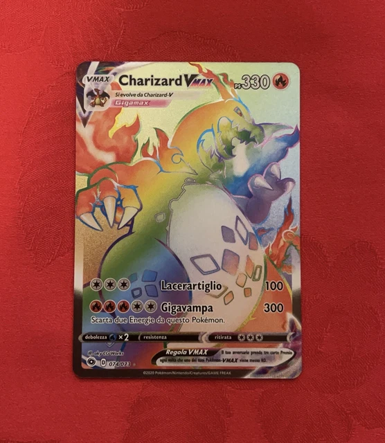 CARTA POKEMON CHARIZARD VMAX Hyper | Futuri Campioni 074/073 | MINT EUR ...