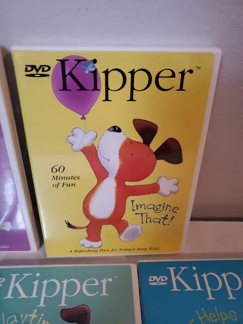 KIPPER DVD LOT Of 5 Water Play, Imagine That, Playtime, Friendship ...