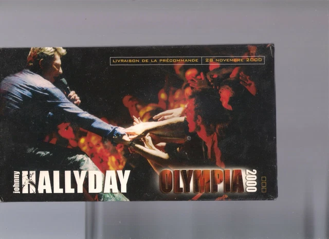 JOHNNY HALLYDAY OLYMPIA 2000 CD Promo Digipack Hors Commerce encore ...