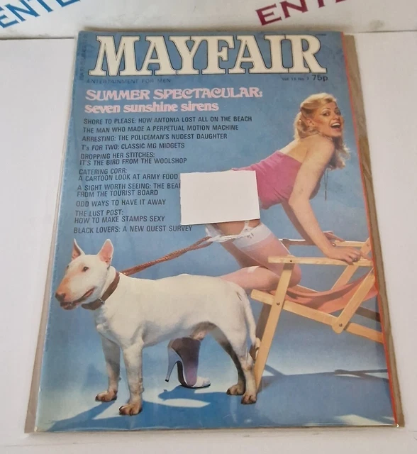 VINTAGE MAYFAIR MENS Magazine Vol Volume 16 Issue 7 July 1981 £13.99 - PicClick UK