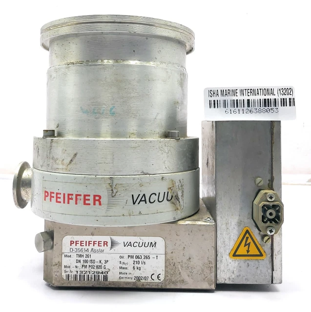 PFEIFFER ASPIRAPOLVERE D-35614 (TMH 261) Pompa Asslar Turbo EUR 352,15 ...