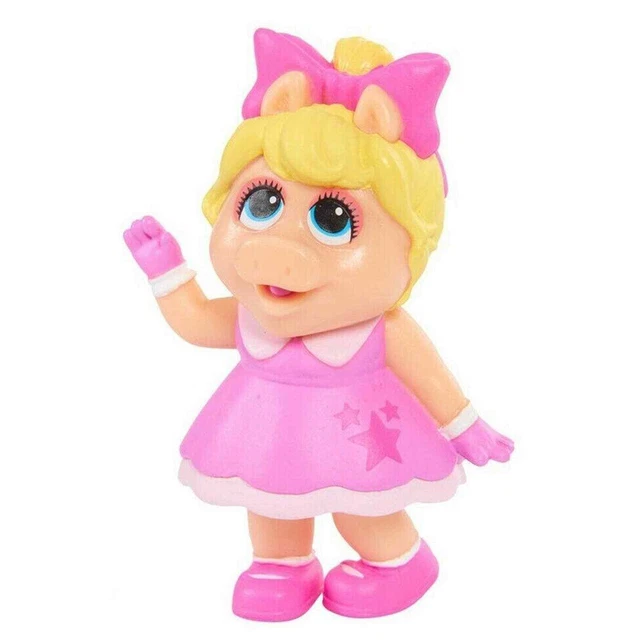 DISNEY JUNIOR MUPPET Babies Miss Piggy Figurine Collectible Miss Piggy ...