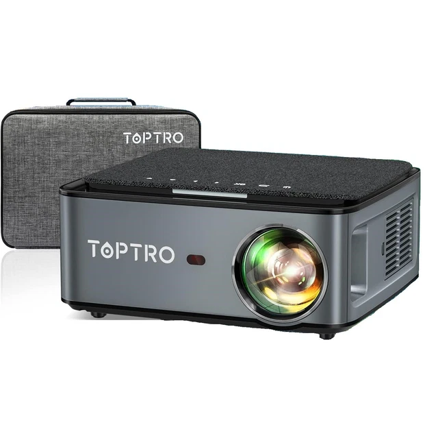 TOPTRO X1 PROJEKTOR 9000 Lumen LED Beamer Full HD 1080p WiFi Bluetooth ...