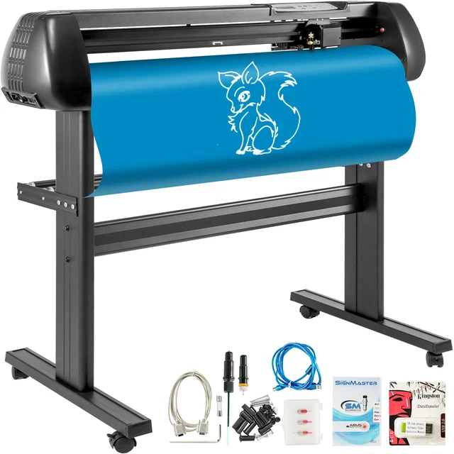 VEVOR VINYLE PLOTTER de Découpe Traceur avec Logiciel Support au Sol 720 mm EUR 250,00 - PicClick IT