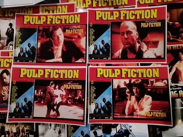 PULP FICTION. 12 Unofficial Glossy 7x5ins Lobby Cards. New. Set 2. £13. ...