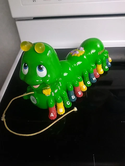 LEAPFROG CATERPILLAR ALPHABET Pal 2001 Music Sounds Green Interactive ...