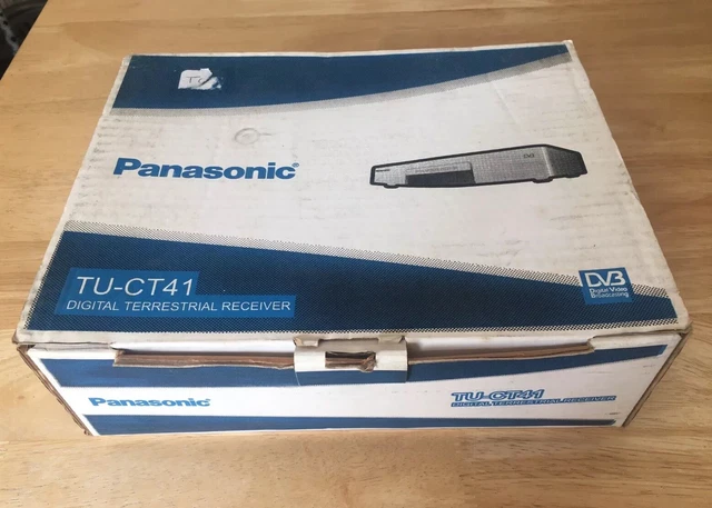 PANASONIC DIGITAL TERRESTRIAL Receiver TU-CT41 With Power Lead Silver ...