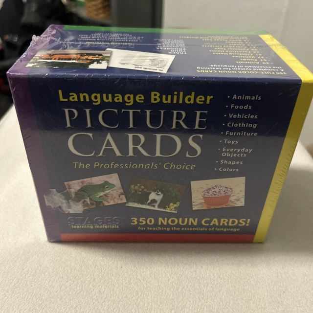 STAGES LEARNING MATERIALS Language Builder Picture Noun Cards Set 1 ...