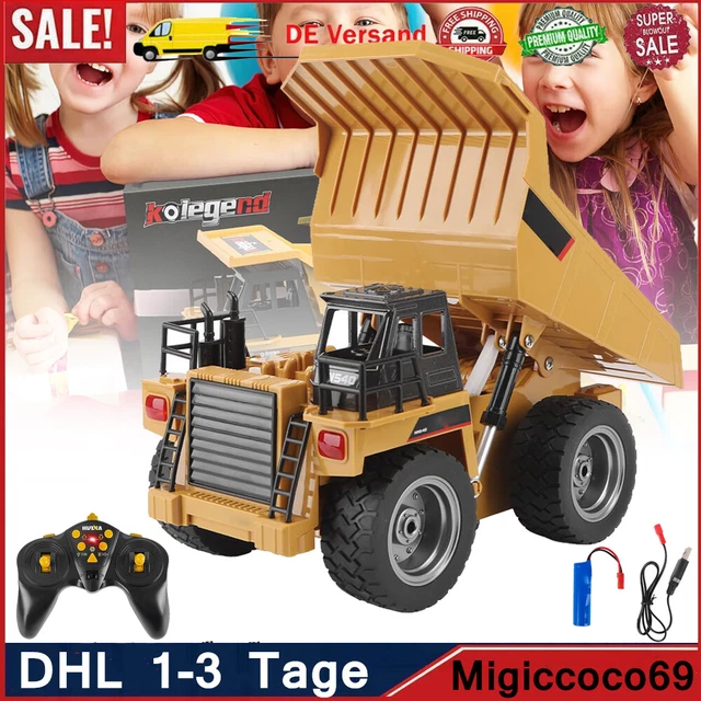 2,4 GHZ RC Kipper Ferngesteuerters Muldenkipper LKW Kipplaster Spielzeug Kinder EUR 27,99 ...