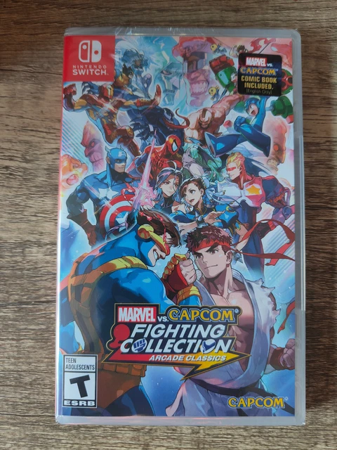 MARVEL VS CAPCOM Fighting Collection Arcade Classics Switch + Comic ...