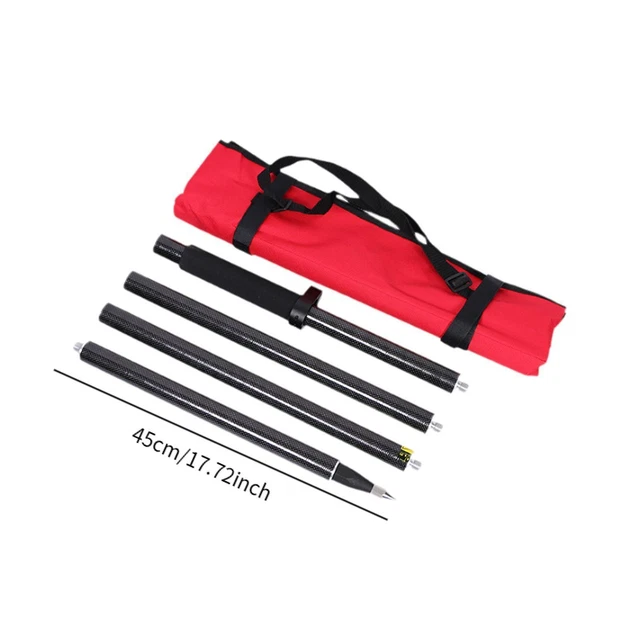 RTK GNSS SURVEYING Prism Pole Mount Pole Telescopic Survey Accessories ...