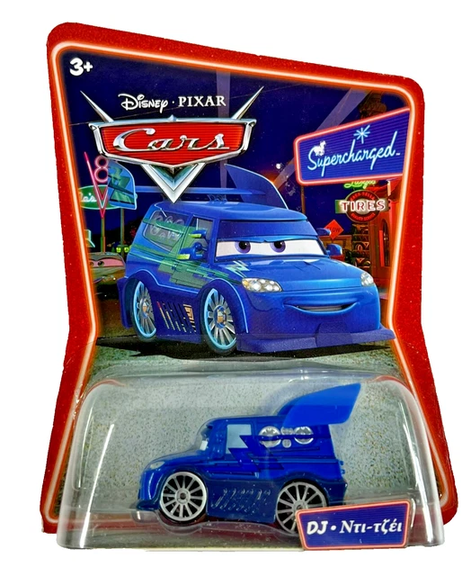 DISNEY PIXAR CARS Diecast Supercharged DJ Sports Car 1:55 Scale - New ...