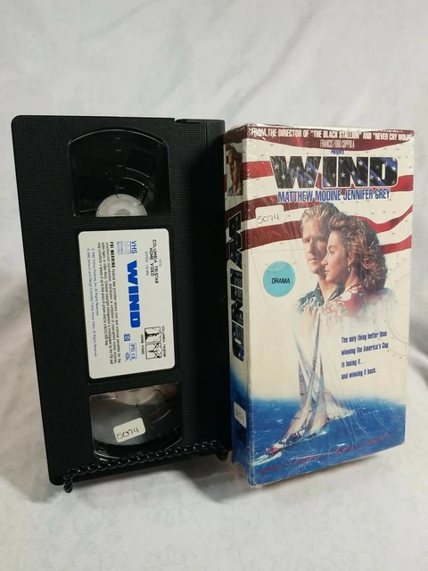 WIND VHS 1992 Matthew Modine JENNIFER GREY Sailing Adventure VERY GOOD ...