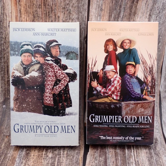 GRUMPY OLD MEN / Grumpier Old Men VHS Lot Tested Jack Lemmon Walter ...