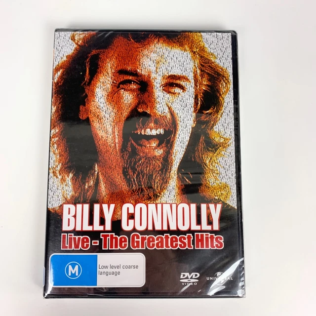 BILLY CONNOLLY - Live The Greatest Hits (DVD, 2001) Region 4 new sealed ...